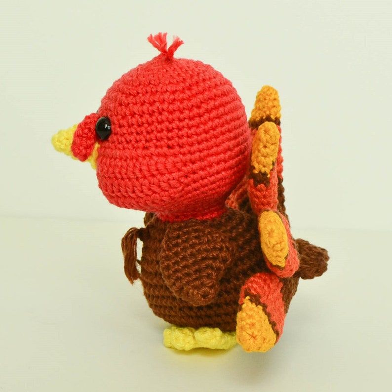 Don the Turkey Crochet Pattern Amigurumi Turkey Toy Turkey - Etsy