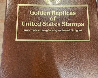 22 Kt Gold Replica of United States Stamps - Etsy