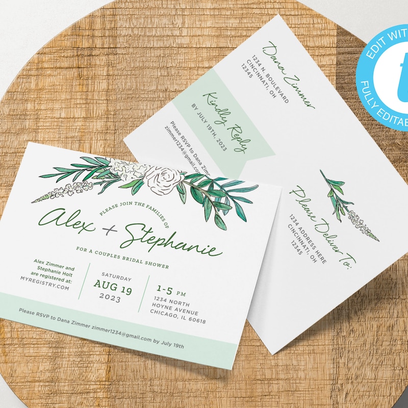 Postcard Invite - Etsy