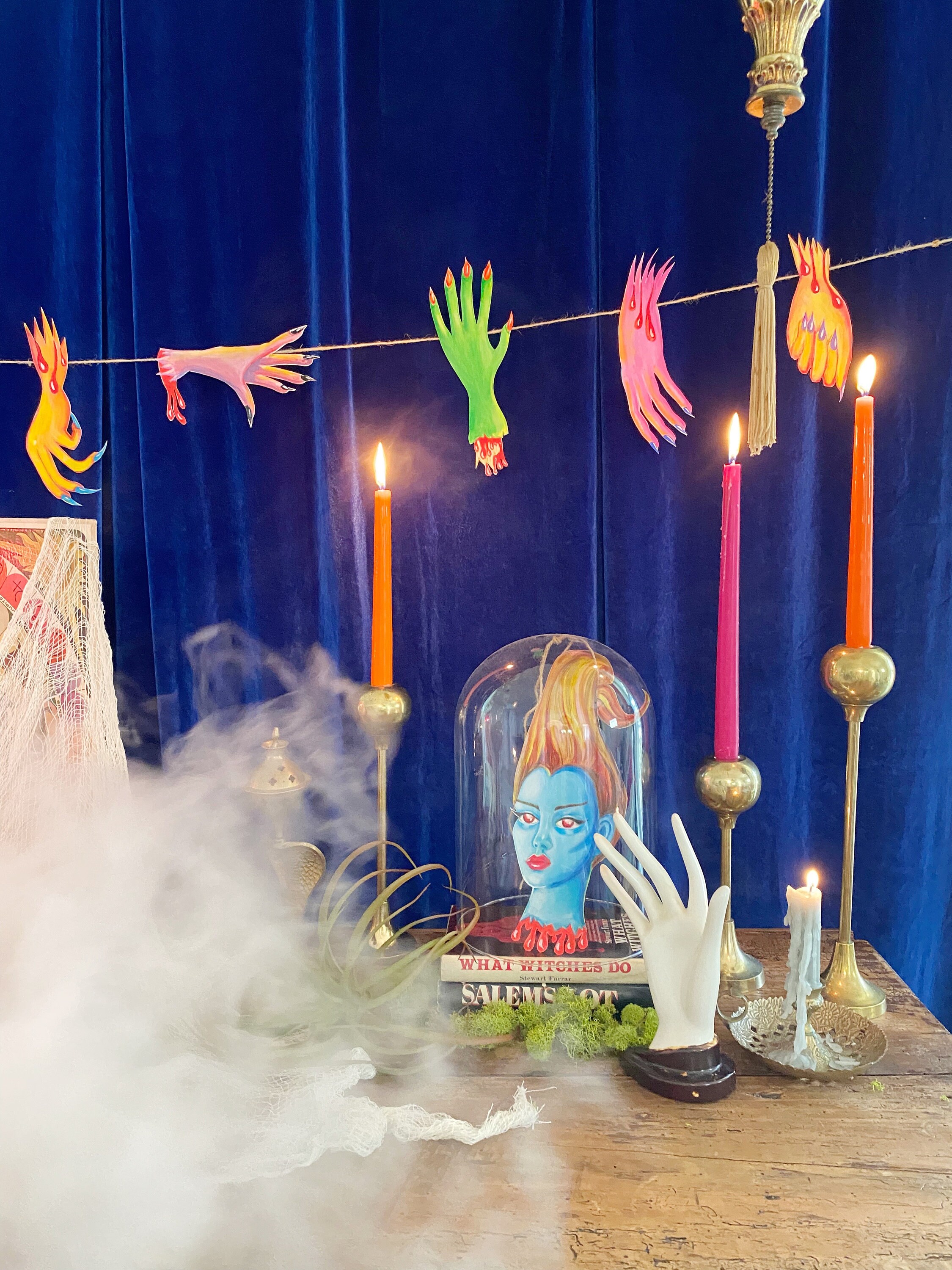 Halloween Printable Garland, Severed Hand Garland, Print at Home ...