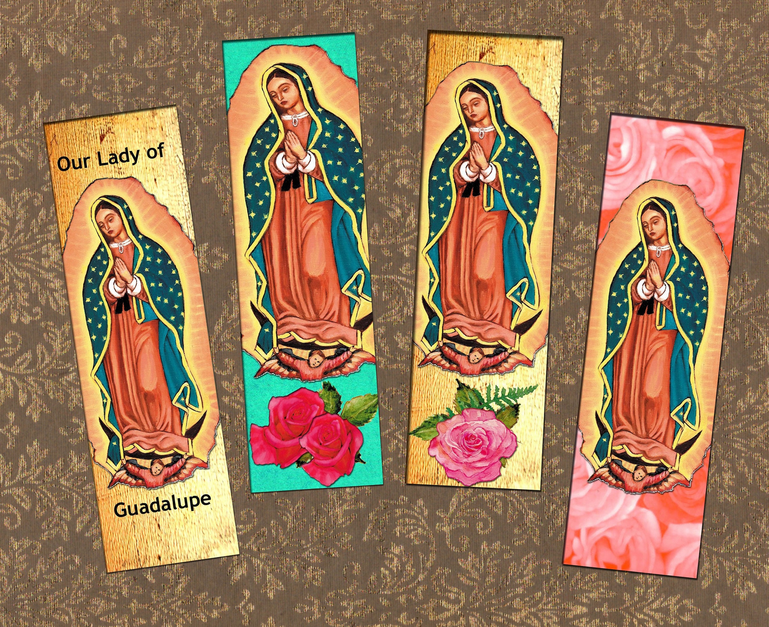 Our Lady of Guadalupe Bookmarks Printable Catholic Bookmark Digital ...