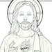 Jesus Coloring Page Sacred Heart of Jesus Coloring Page With FREE Jesus ...