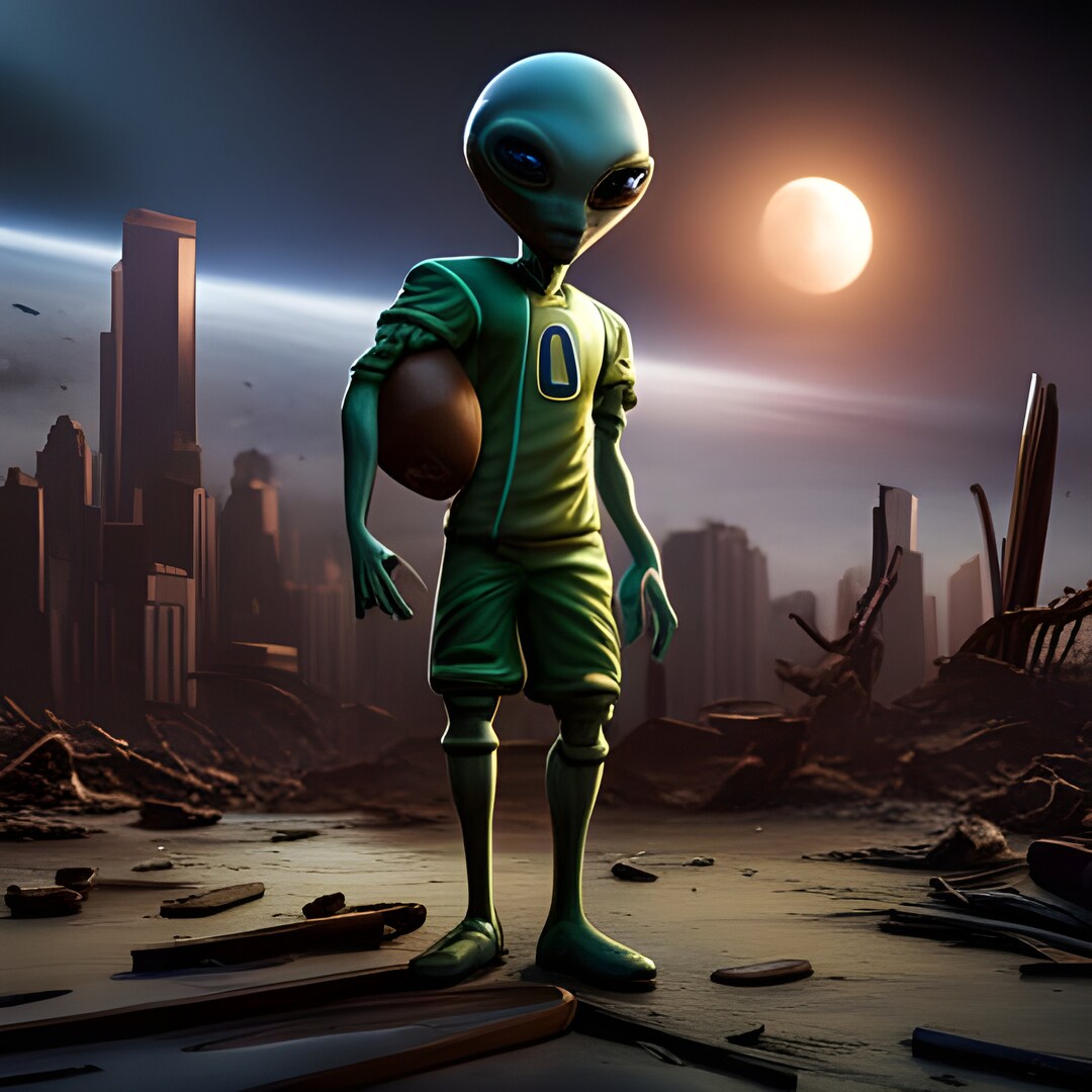 E.J. Gold "alien Sports League Football - Shagga Emphera Rookie Card ...