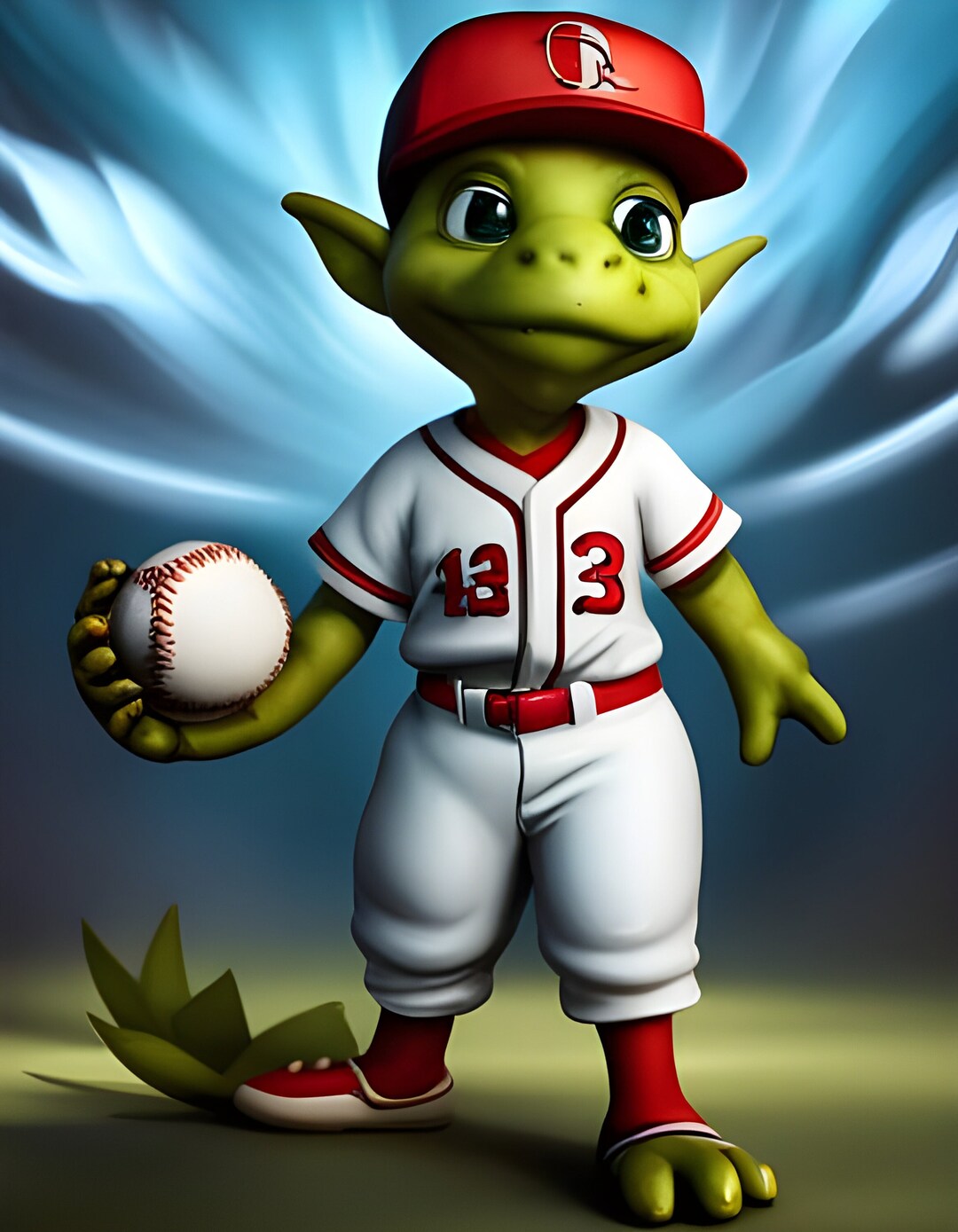 E.J. Gold "alien Sports League Baseball - Bobby Briskell Rookie Card ...