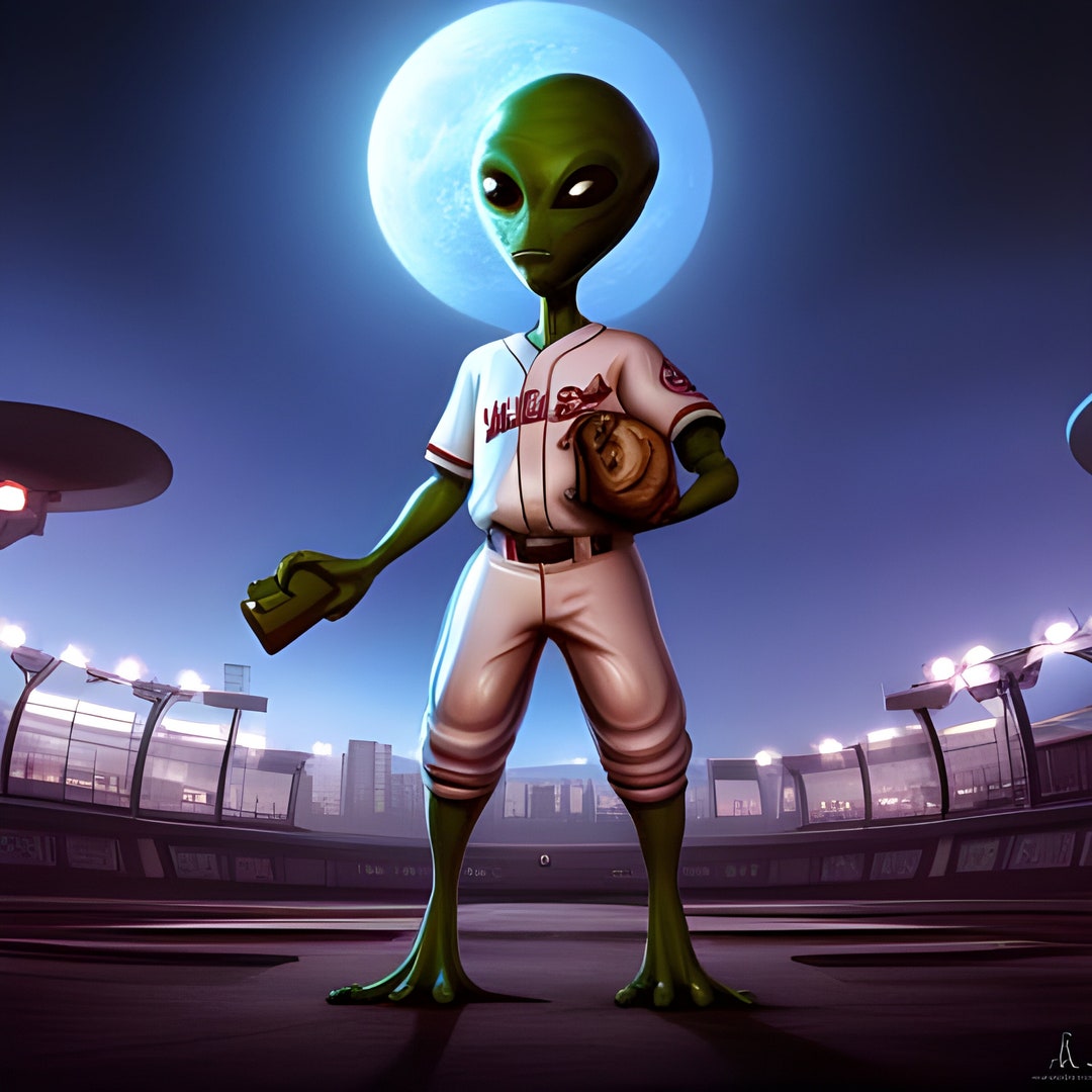 E.J. Gold "alien Sports League Baseball - Bobb Afetta Rookie Card ...