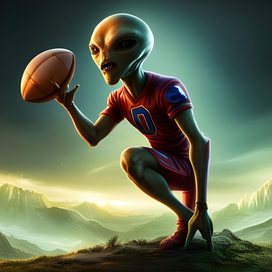 E.J. Gold - "alien Sports League Football Jerry Hodges Rookie Card ...