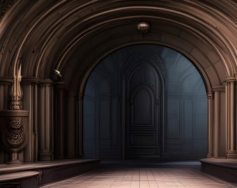 E.J. Gold crypt Backdrop 02 Generative Content - Etsy