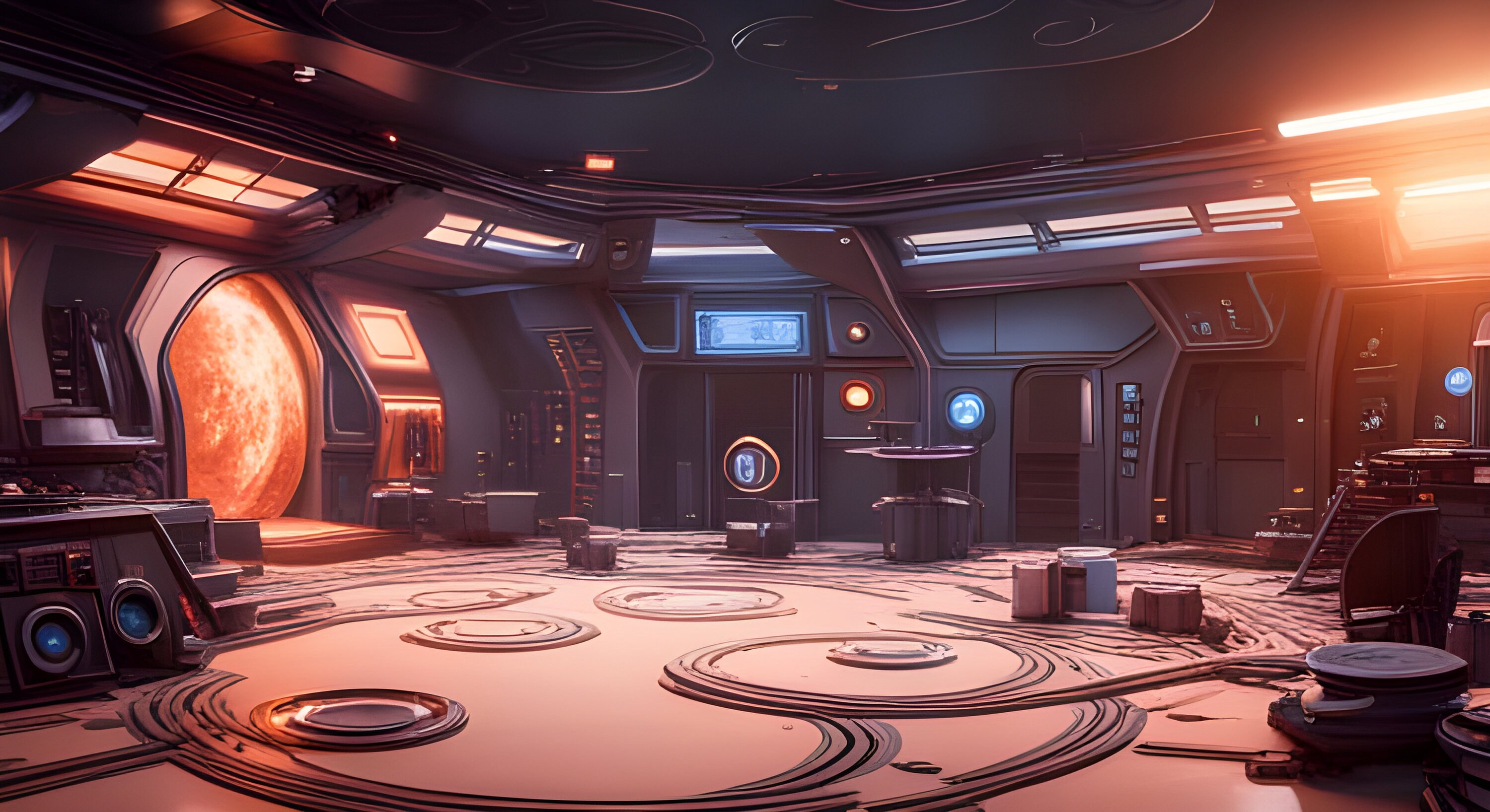 Space Colony 02 Backdrop - E.J. Gold Generative Content - Etsy