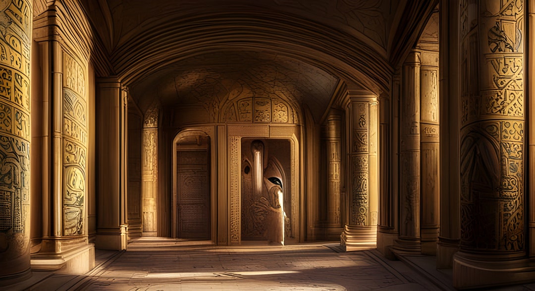 Crypt 10 Backdrop - E.J. Gold Generative Content - Etsy