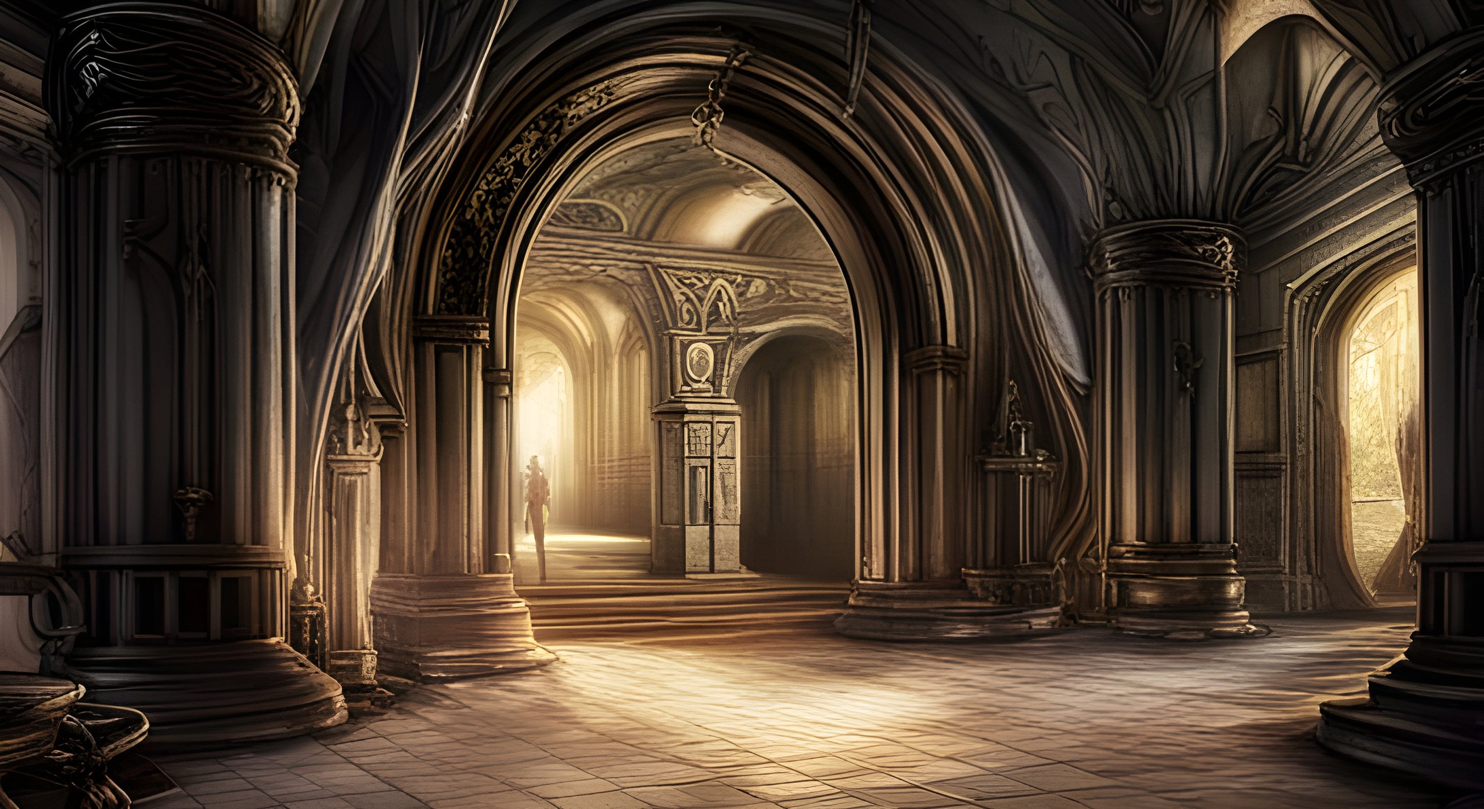 Crypt 13 Backdrop - E.J. Gold Generative Content - Etsy