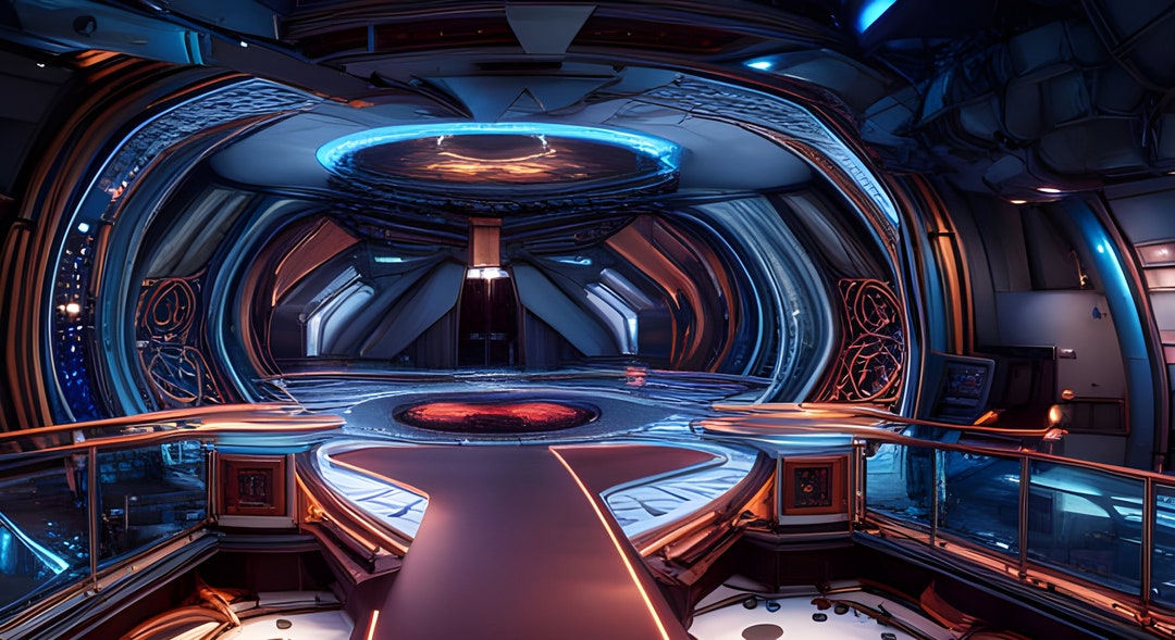 Space Colony 09 Backdrop - E.J. Gold Generative Content - Etsy