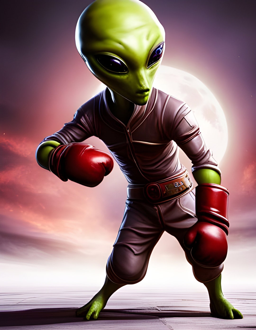 E.J. Gold "alien Sports League Boxing - Sugar Rose Gzarlan ...