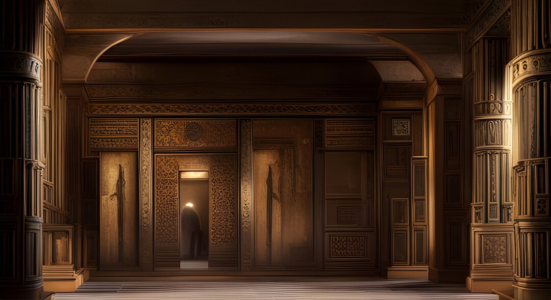 Crypt 09 Backdrop - E.J. Gold Generative Content - Etsy