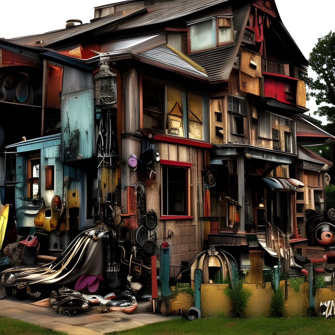 Woodstock Handmade House on Zena Road - Generative Content - Etsy