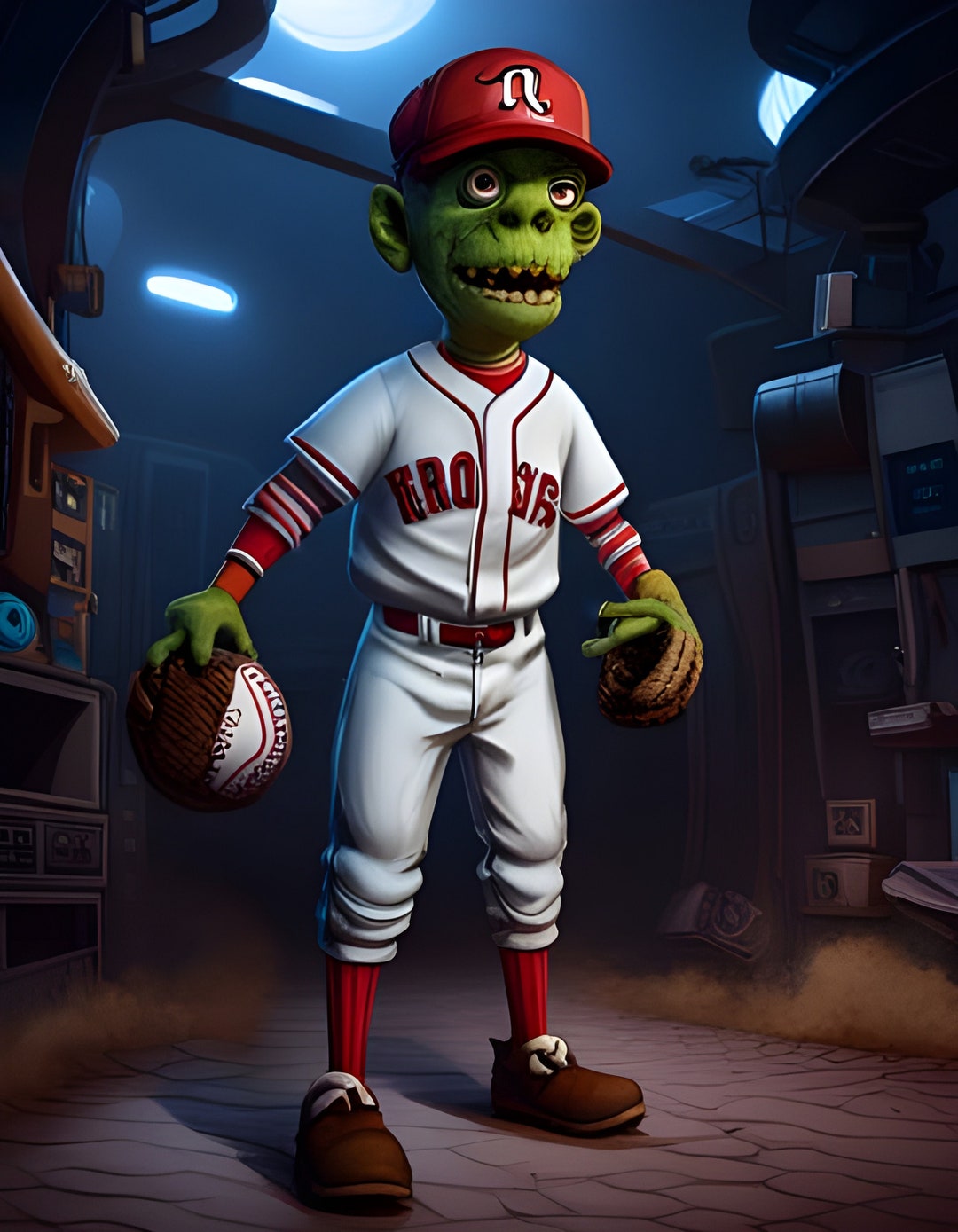 E.J. Gold "alien Sports League Baseball - Kurt Zong Hai Rookie Card ...