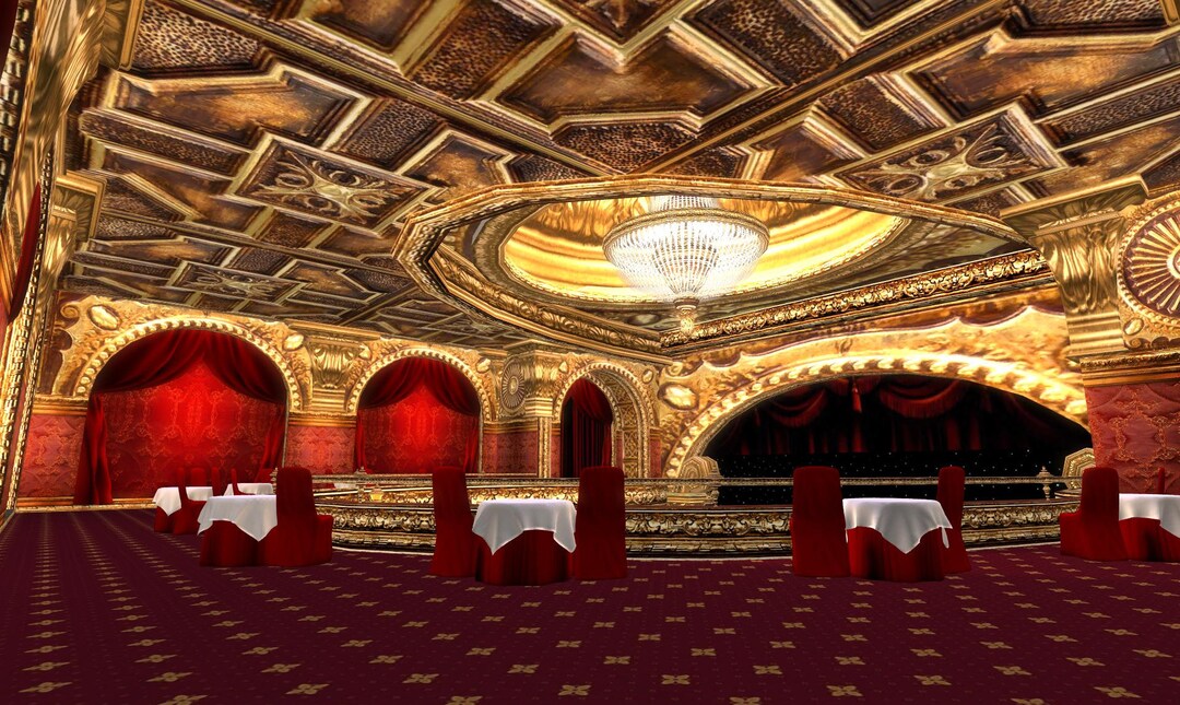 Opera House Zoom Backdrop - Etsy