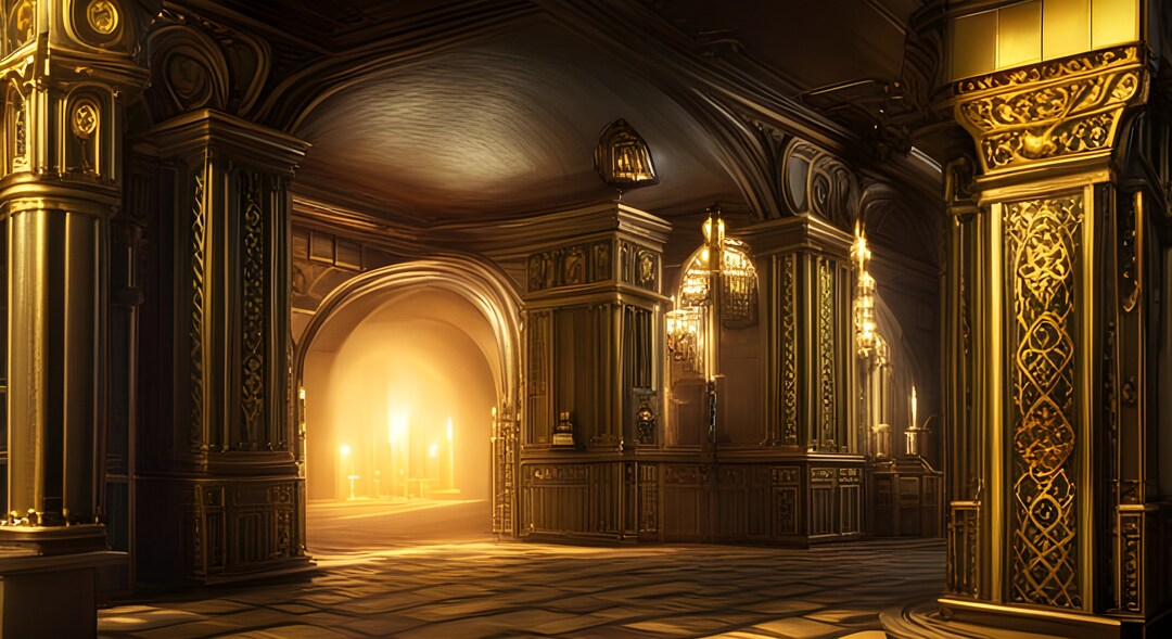 Crypt 05 Backdrop - E.J. Gold Generative Content - Etsy