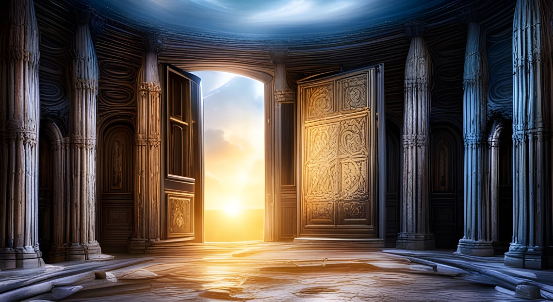 Crypt 14 Backdrop - E.J. Gold Generative Content - Etsy