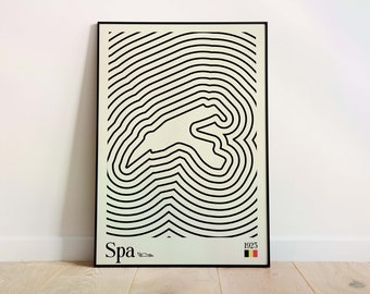 F1 Spa Poster - Etsy