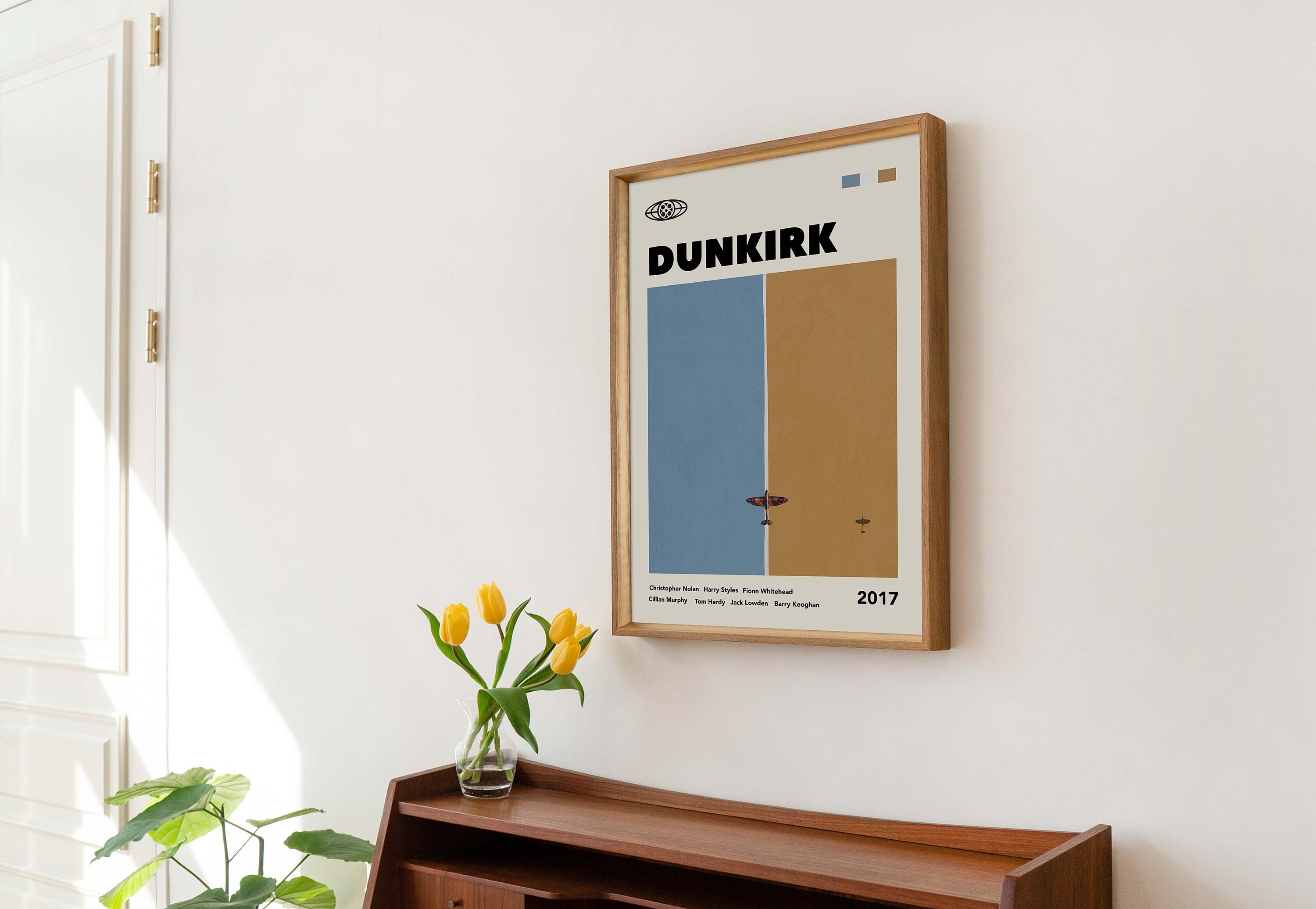Mid-century Dunkirk Movie Poster for WWII and Movie Lovers, Digital ...