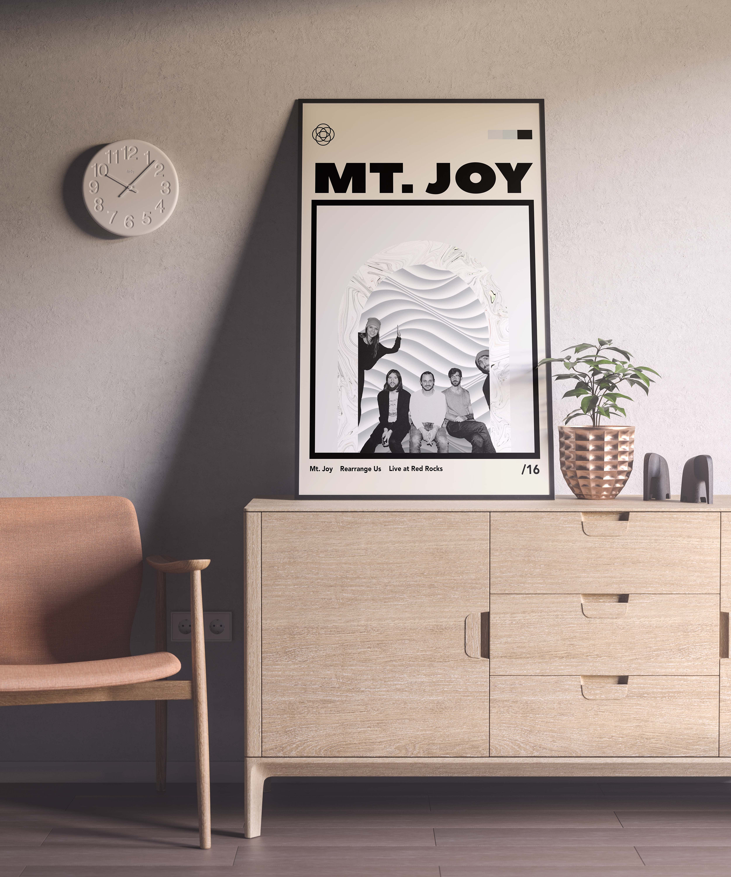Digital Download Mid-century Mt. Joy Poster Music Print - Etsy