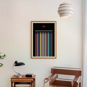 Minimal F1 Grid Poster for Car Enthusiasts, Car Art - Etsy