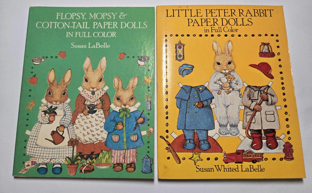 1982-1988 Dover Paper Doll Books and Coloring Book - Etsy