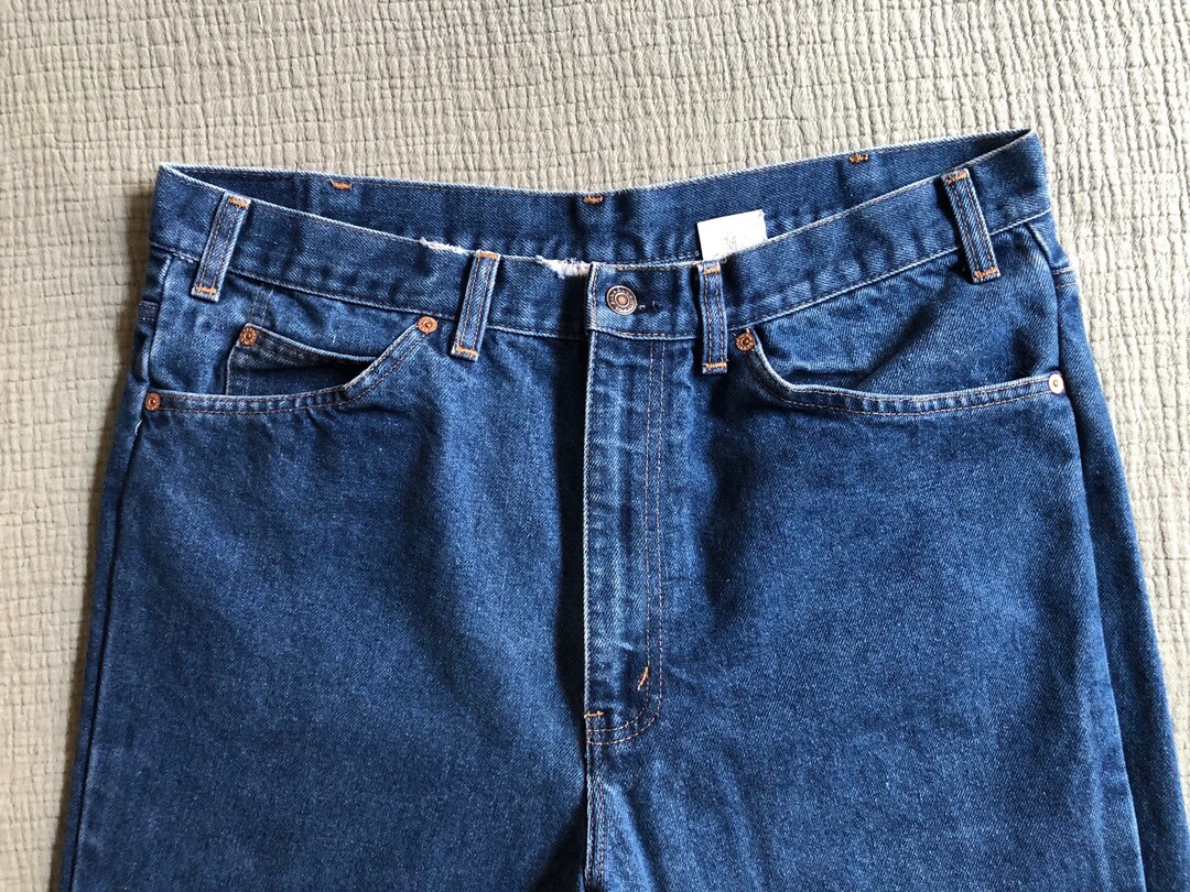 1970s PLAIN POCKETS Brand // Men's Jeans // Boot Cut // 38 X 28 ...