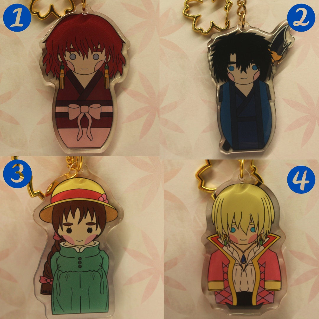 Shoujo Anime Keychains - Etsy