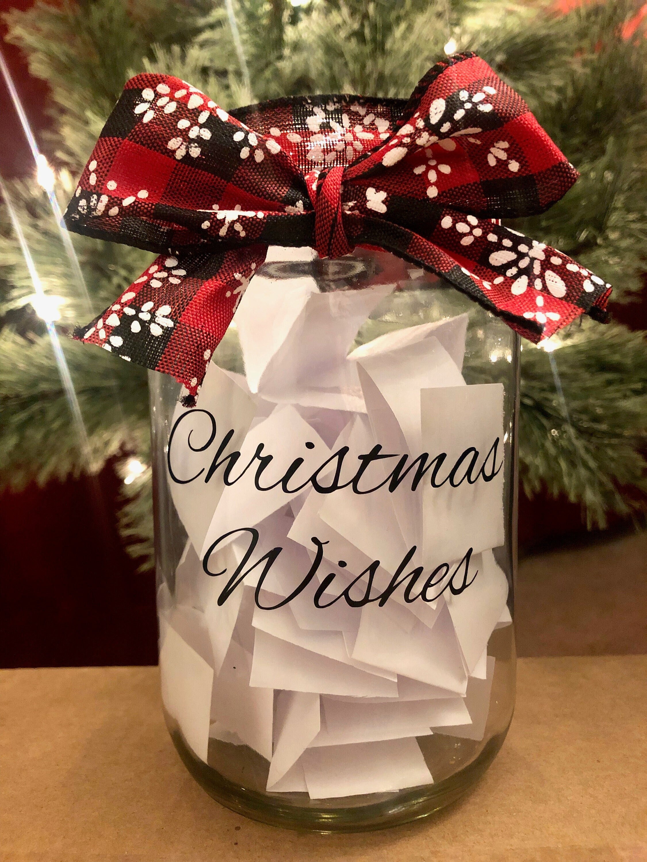Christmas Wish Jar | Etsy