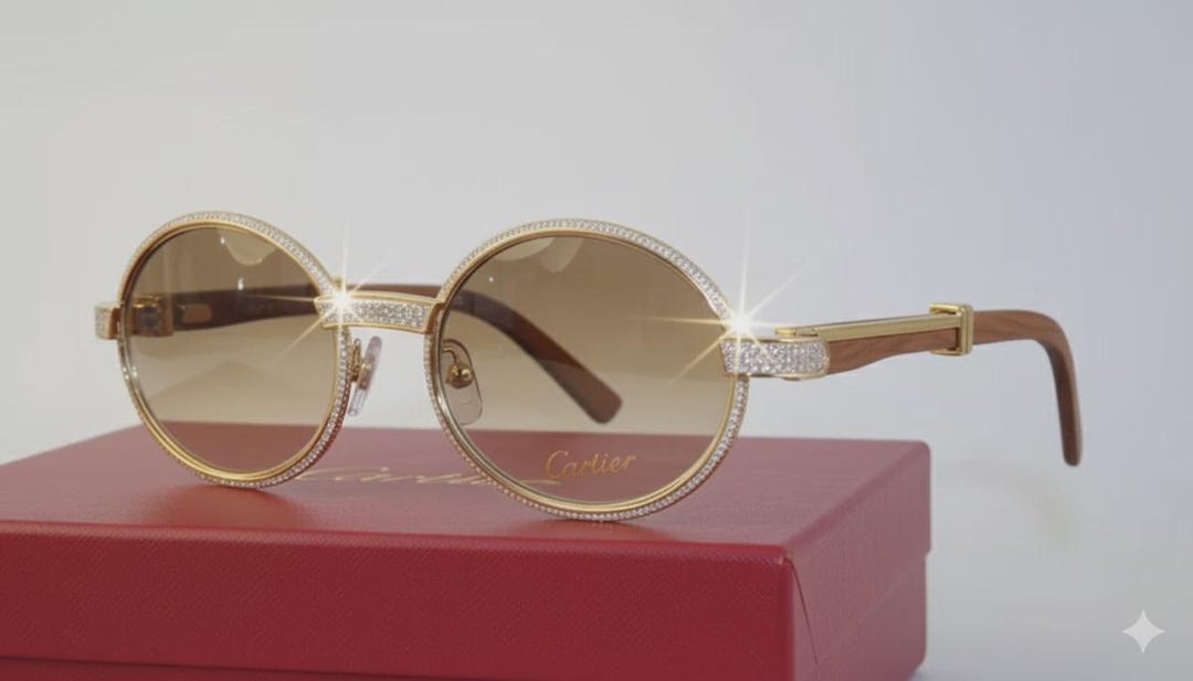RARE Signature C Woods Sunglasses Gold Frame - Etsy