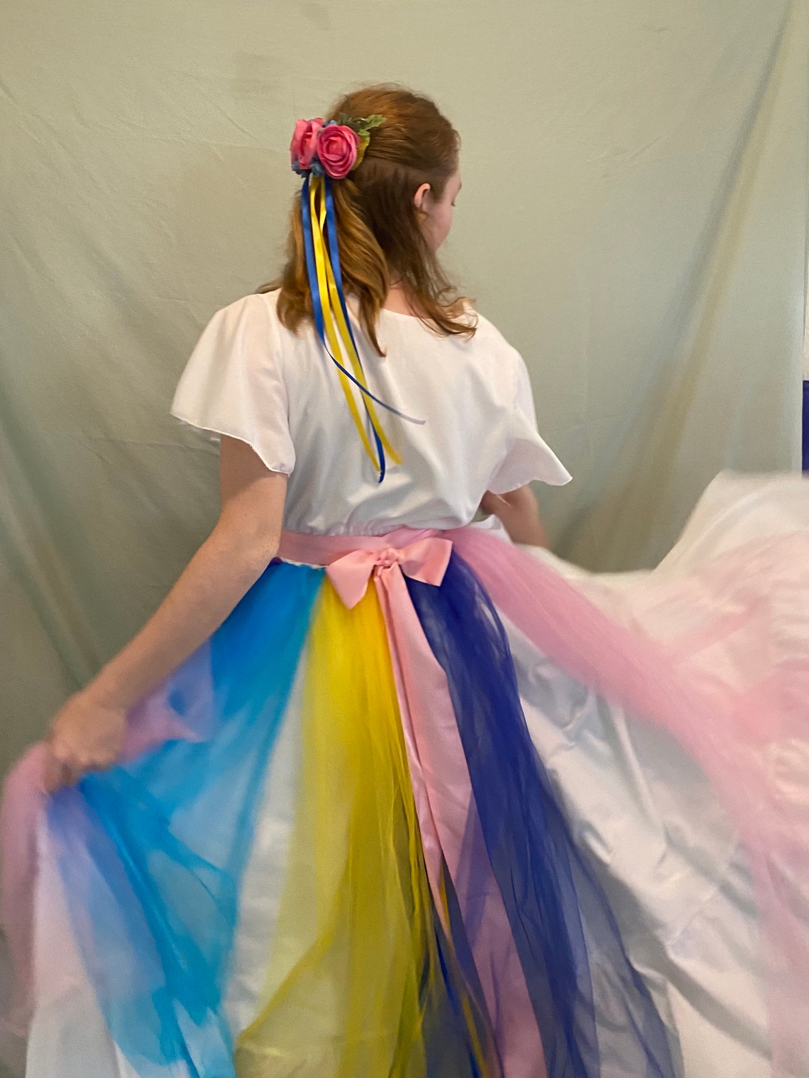 Maypole Dance Dress Renaissance Cosplay Costume - Etsy