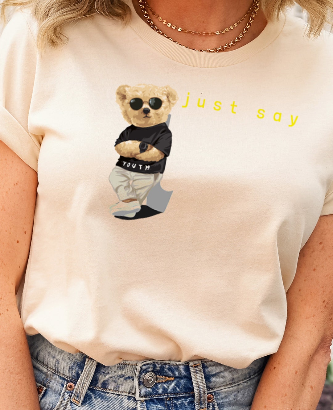 Time Heals Bear Shirt, Be Patient Bear Pocket Tshirt, Gift Funny Bear ...