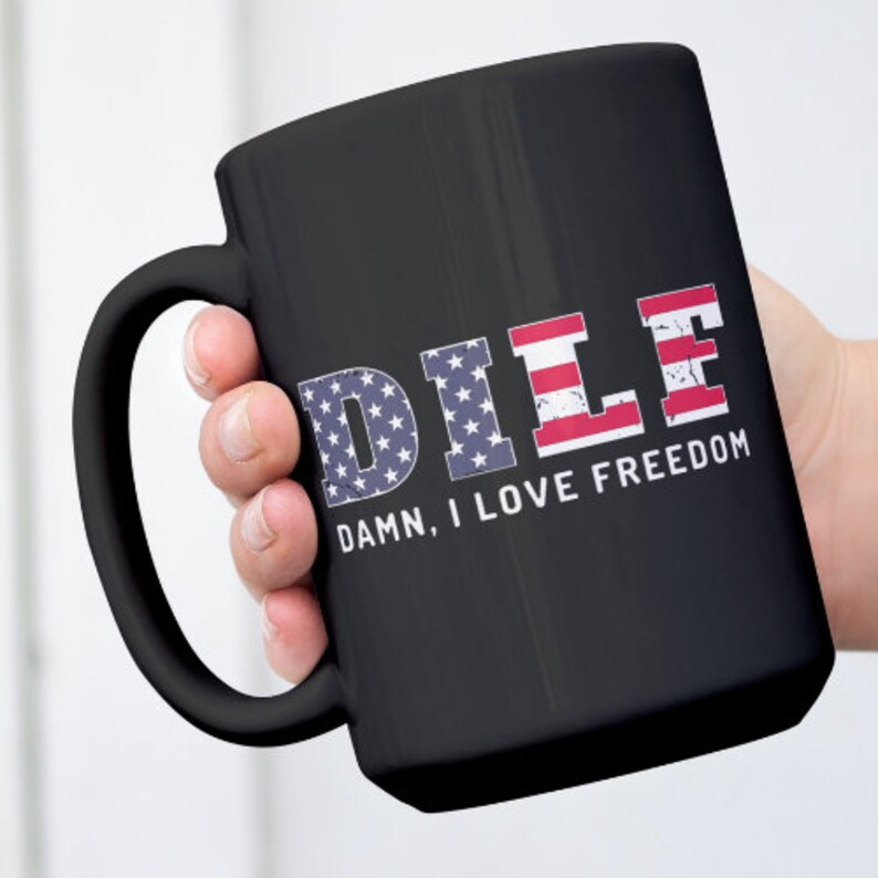 DILF Damn I Love Freedom Transparent Background SVG - Etsy