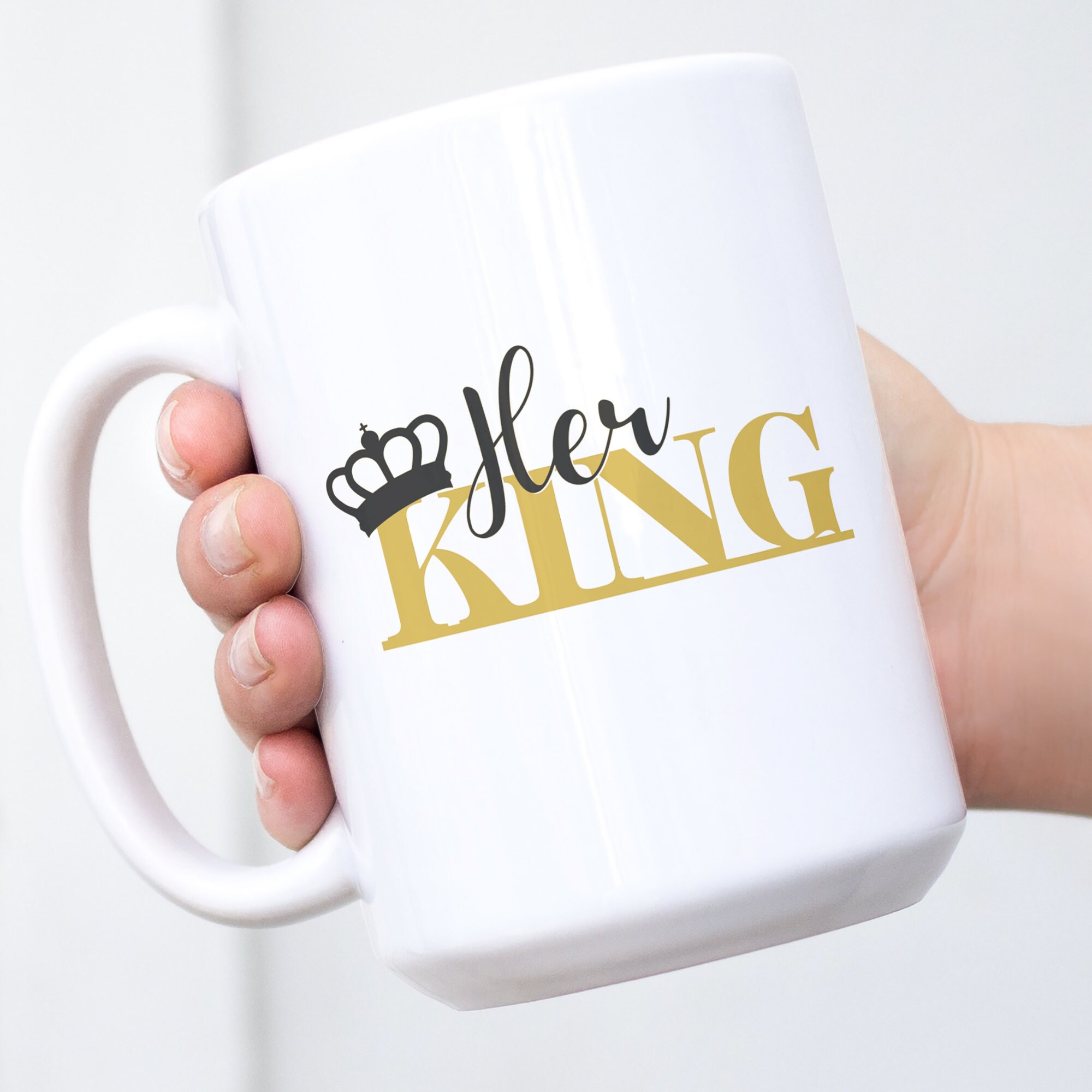 His Queen Her King SVG Digital Download, Clipart, Cut Files for Cricut ...