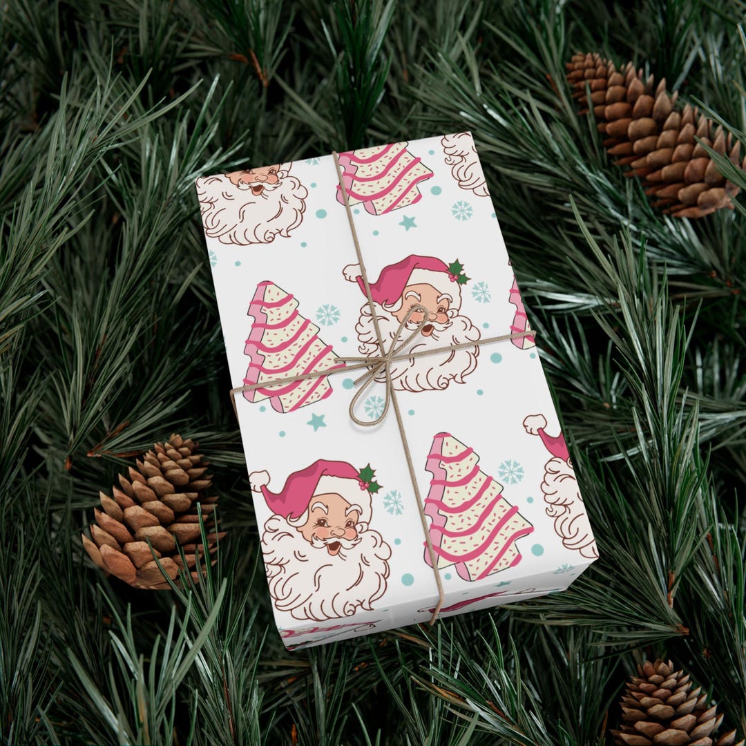 Little Debbie Santa Gift Wrap Paper - Etsy