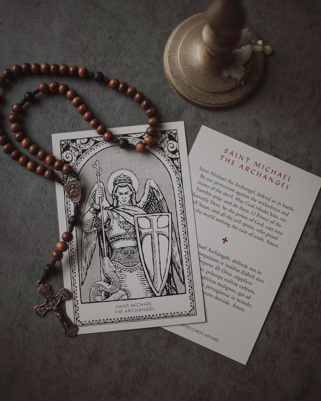 4x6 St. Michael the Archangel Prayer Card - Catholic Holy Card ...