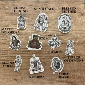 Catholic Sticker Bundle - Etsy
