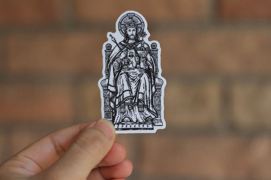 Christ the King - Christus Rex - Christus Vincit - Catholic Sticker - Etsy
