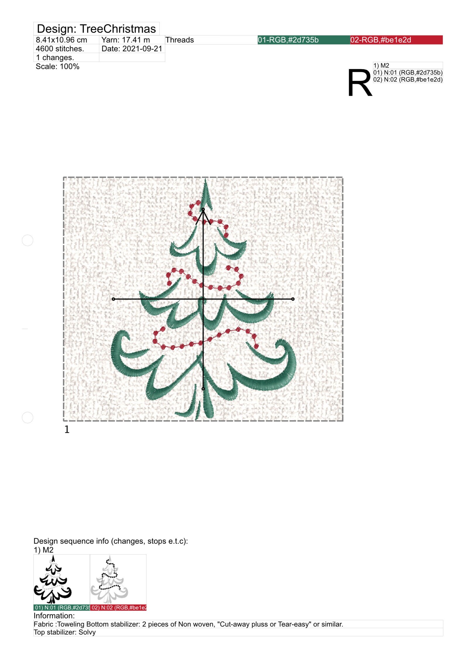 Christmas Tree Embroidery Design - Etsy