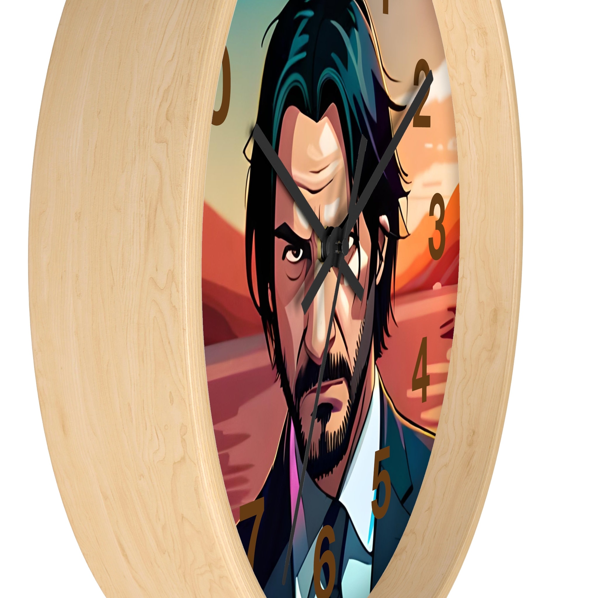 Wall Clock John Wick Under the Sunshine - Etsy