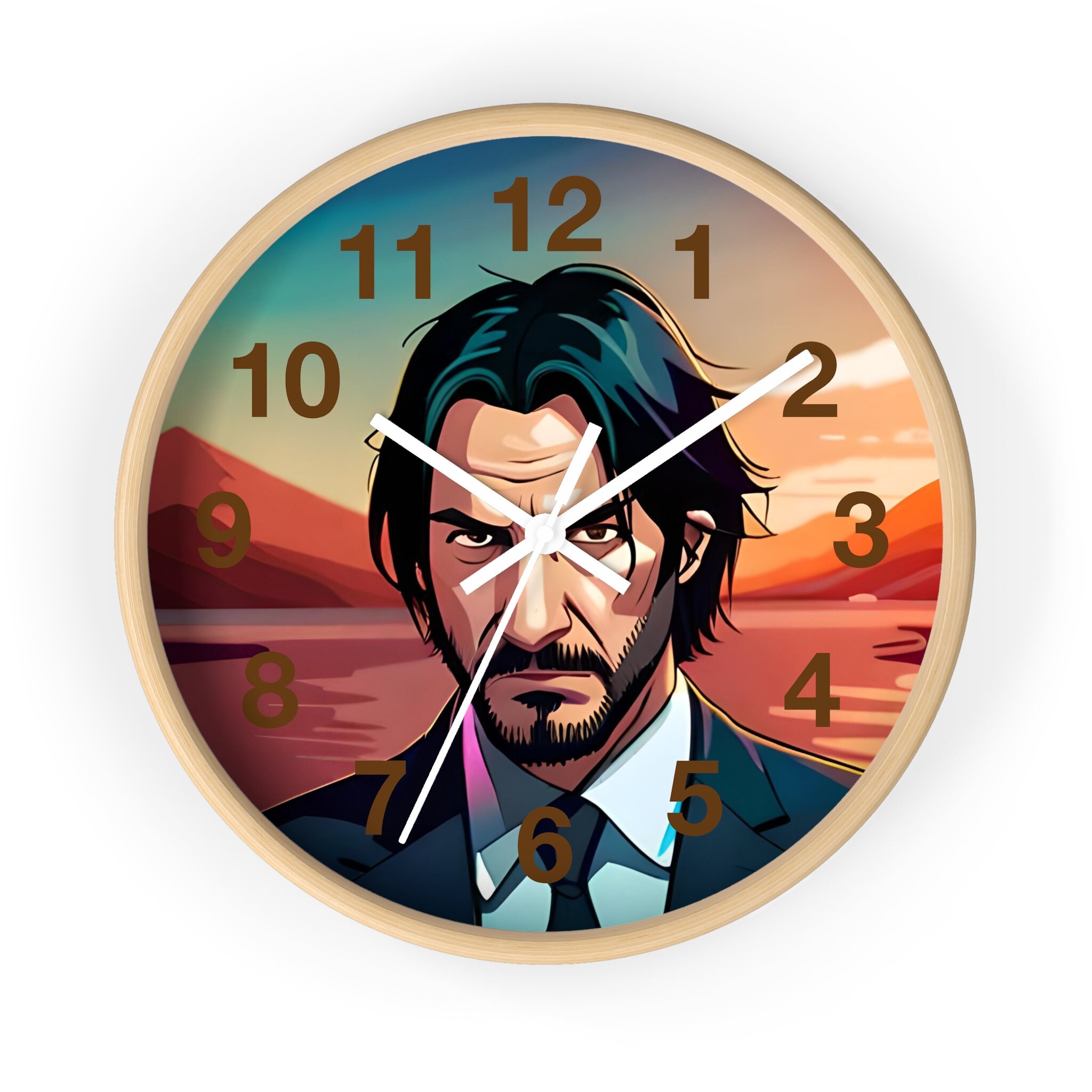 Wall Clock John Wick Under the Sunshine - Etsy