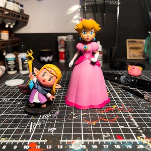 Princess Peach Figure - Etsy