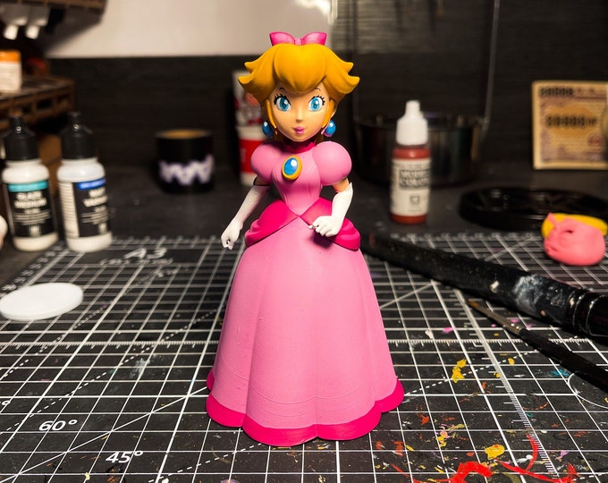 Princess Peach Figure - Etsy