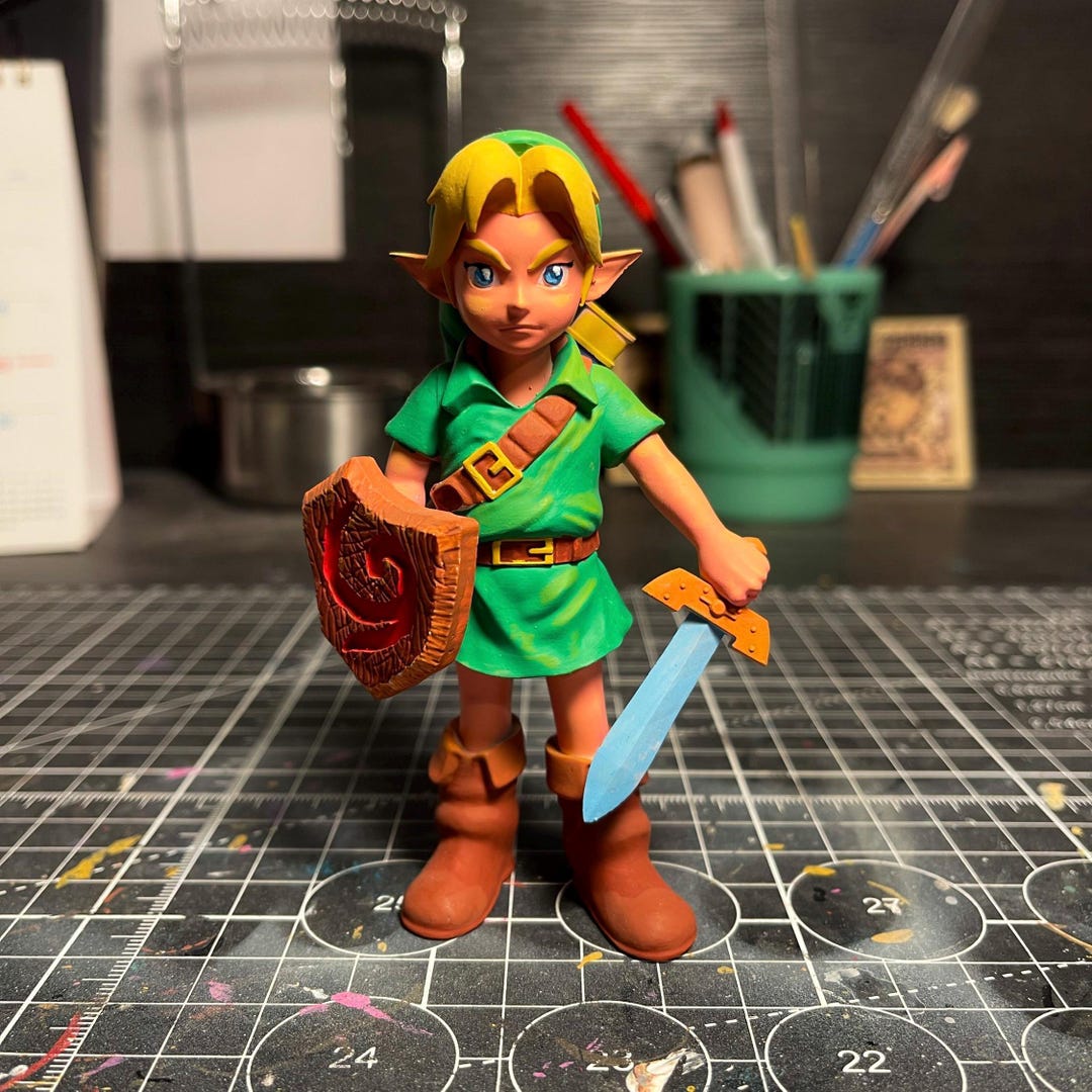Link Oot Figure - Etsy