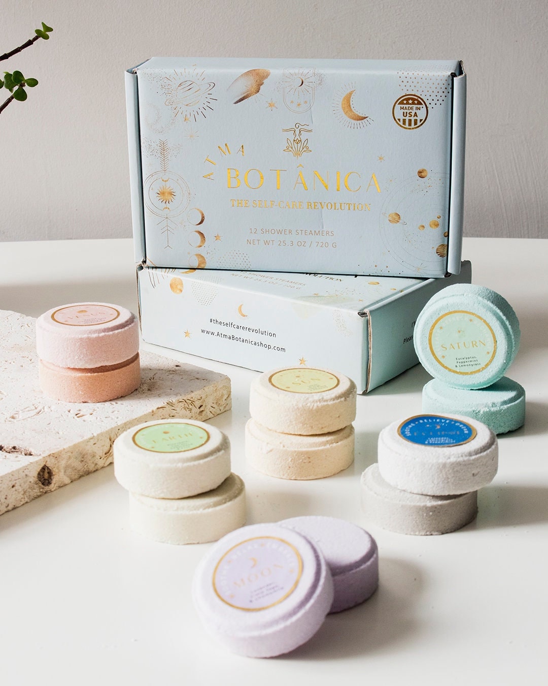 Shower Steamers Gift Set - 12 Shower Tablets - Shower Bomb - Birthday ...