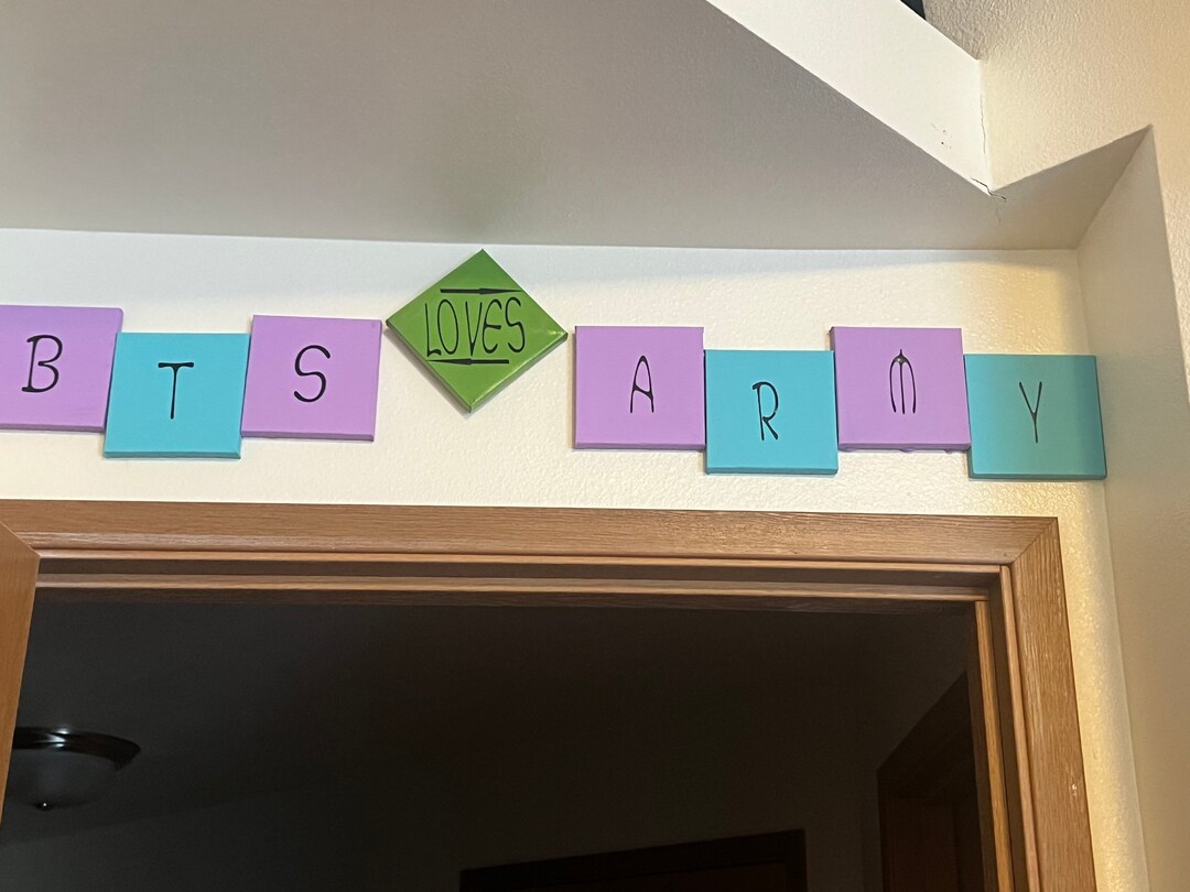 BTS Canvas Set - Etsy