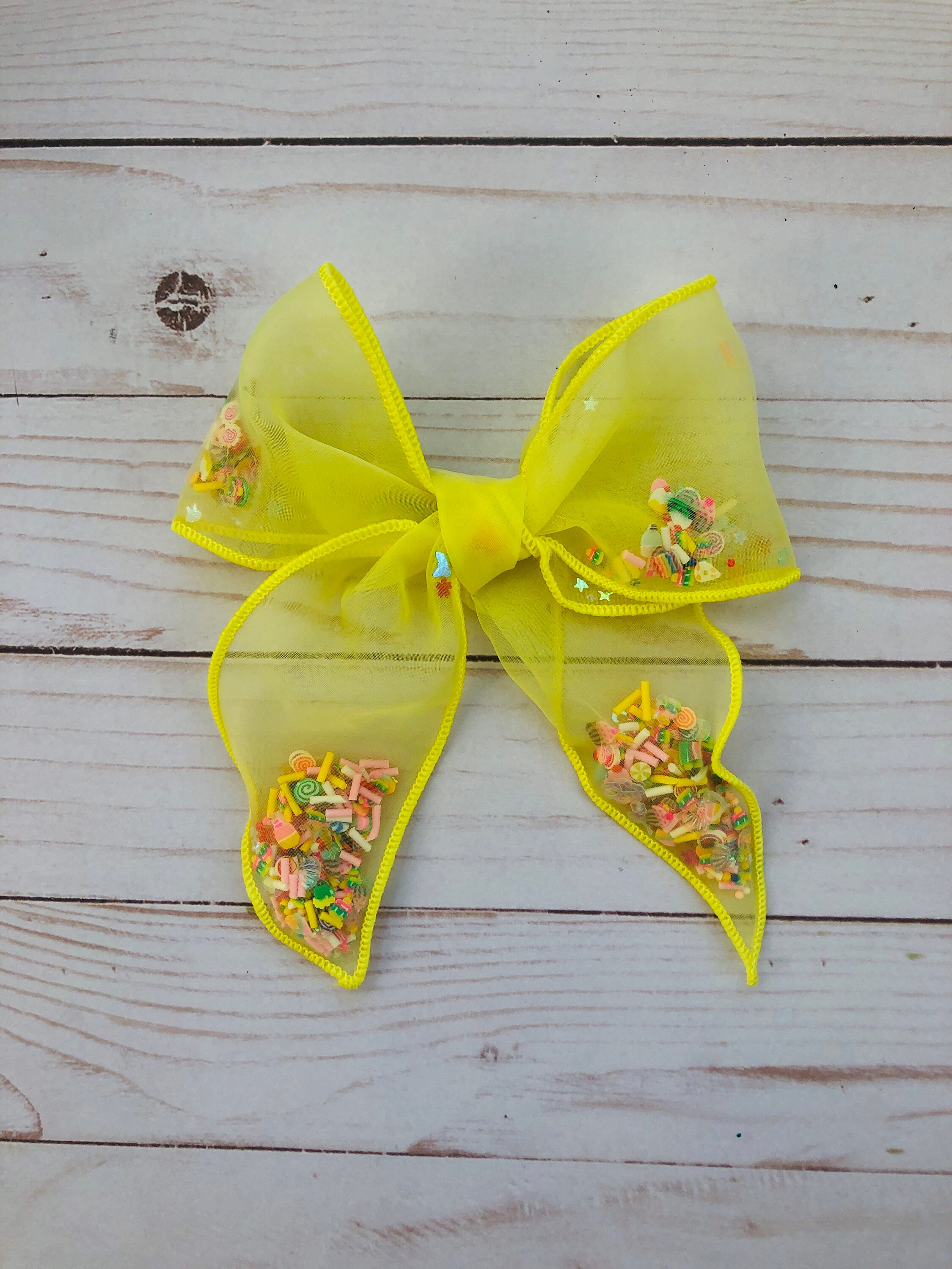 Summer Sheer Shaker Bow, Candies Dessert Shaker Bow, Summer Fruit ...
