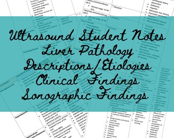 Ultrasound Notes - Etsy