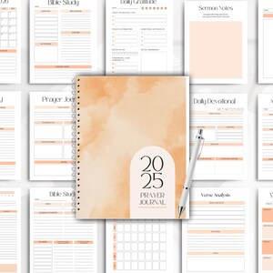 Prayer Journal Printable | Christian Bible Study Planner | Faith Daily ...